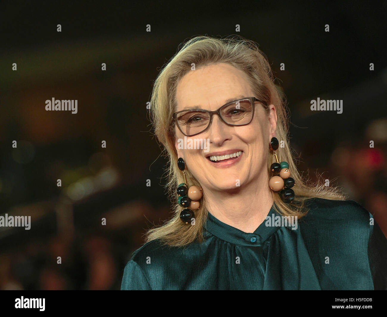 Italy, Rome, 20 October 2016 : Meryl Streep poses for the photographers ...