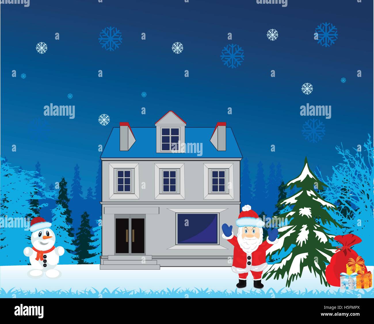Meet the winter Stock Vector Images - Alamy