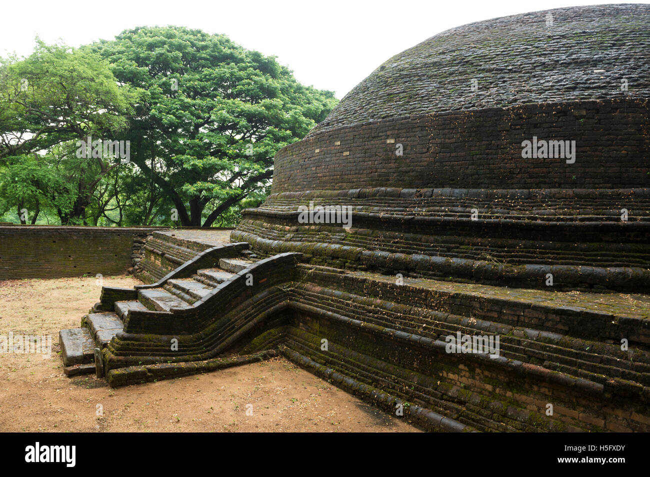 Dambulla Somawathiya Stupa, built by King Walagamba in the 2nd century ...