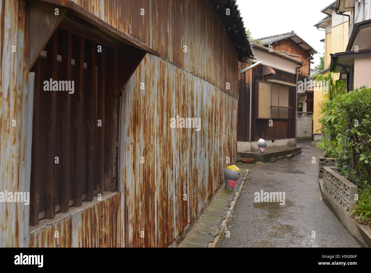 Spot Maze of Town Japan Stock Photo - Alamy