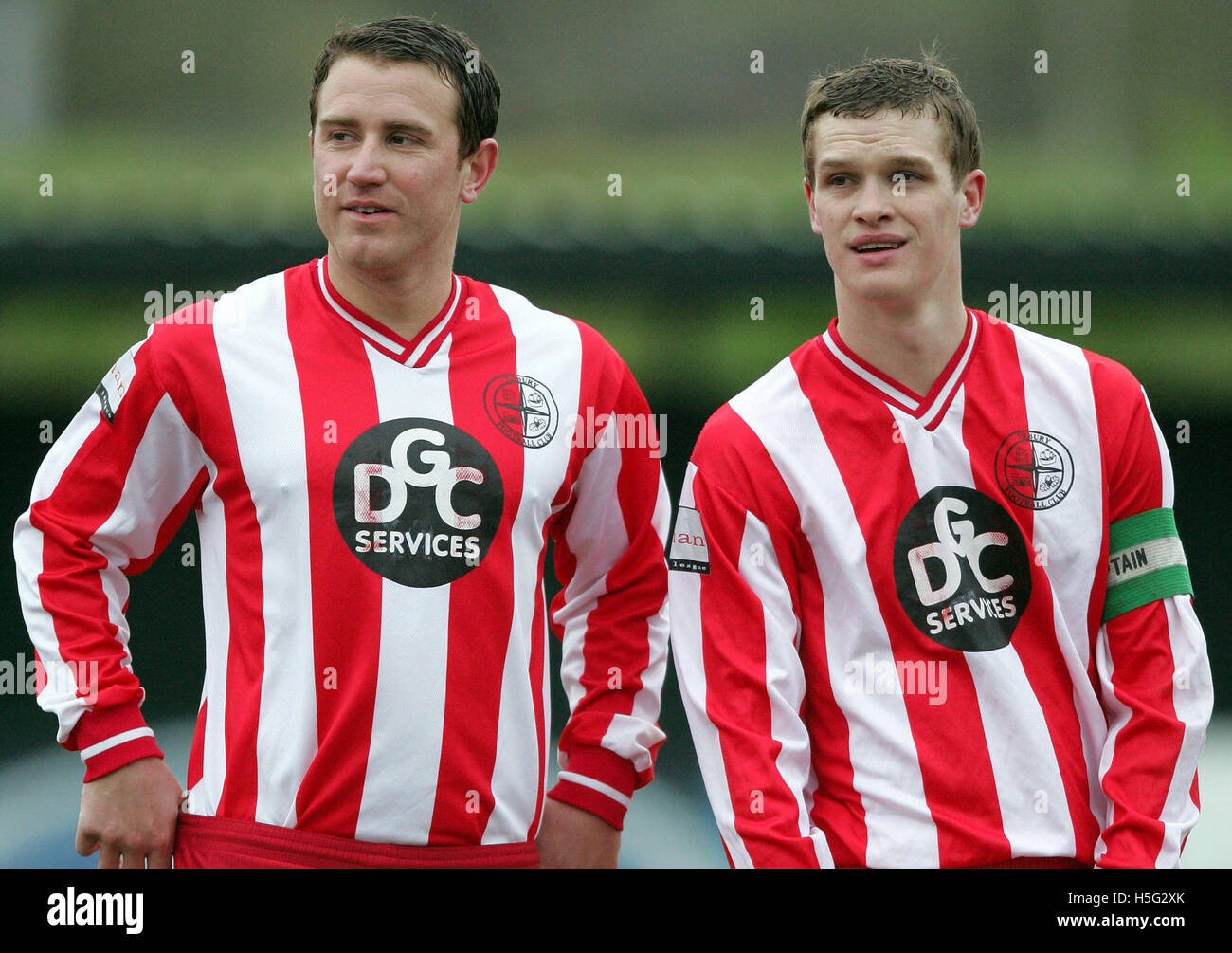 George Alder (left), Terry Harris of Tilbury -Redbridge vs Tilbury ...