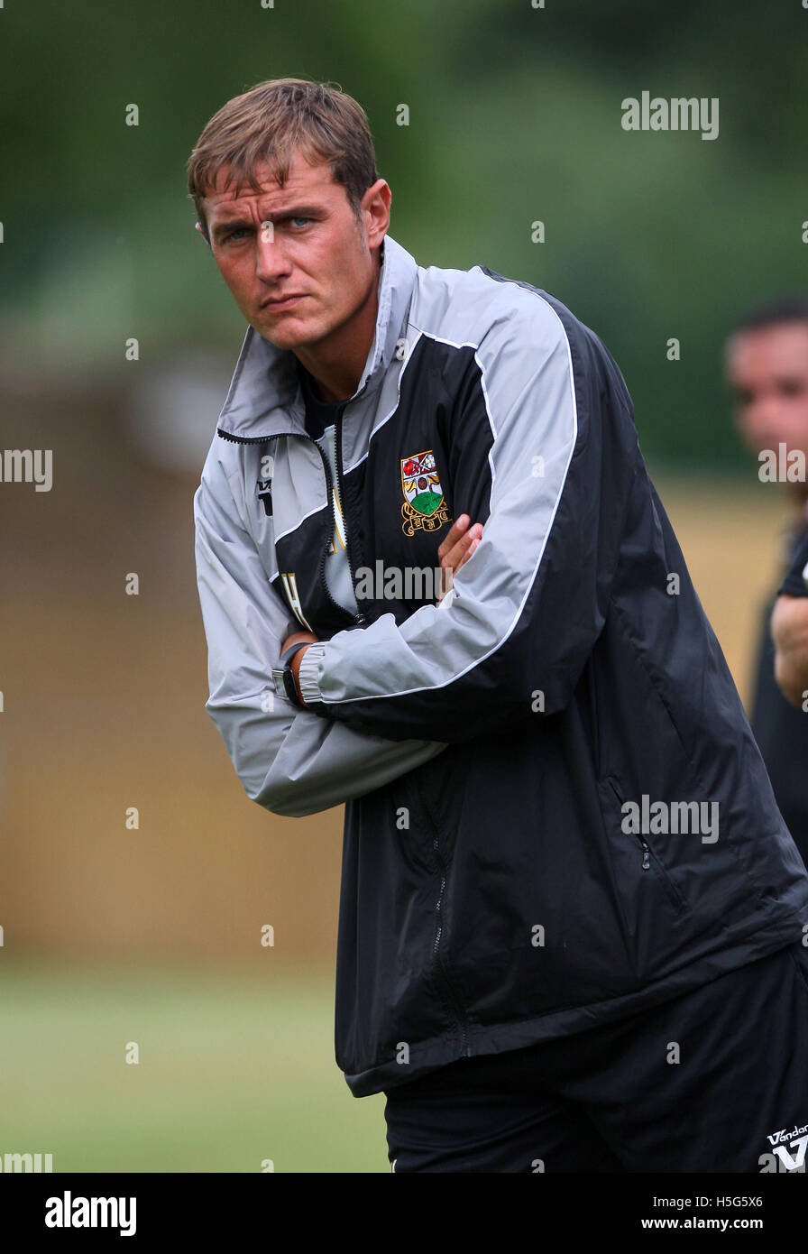 Barnet manager Ian Hendon - Grays Athletic vs Barnet - Pre-Season ...