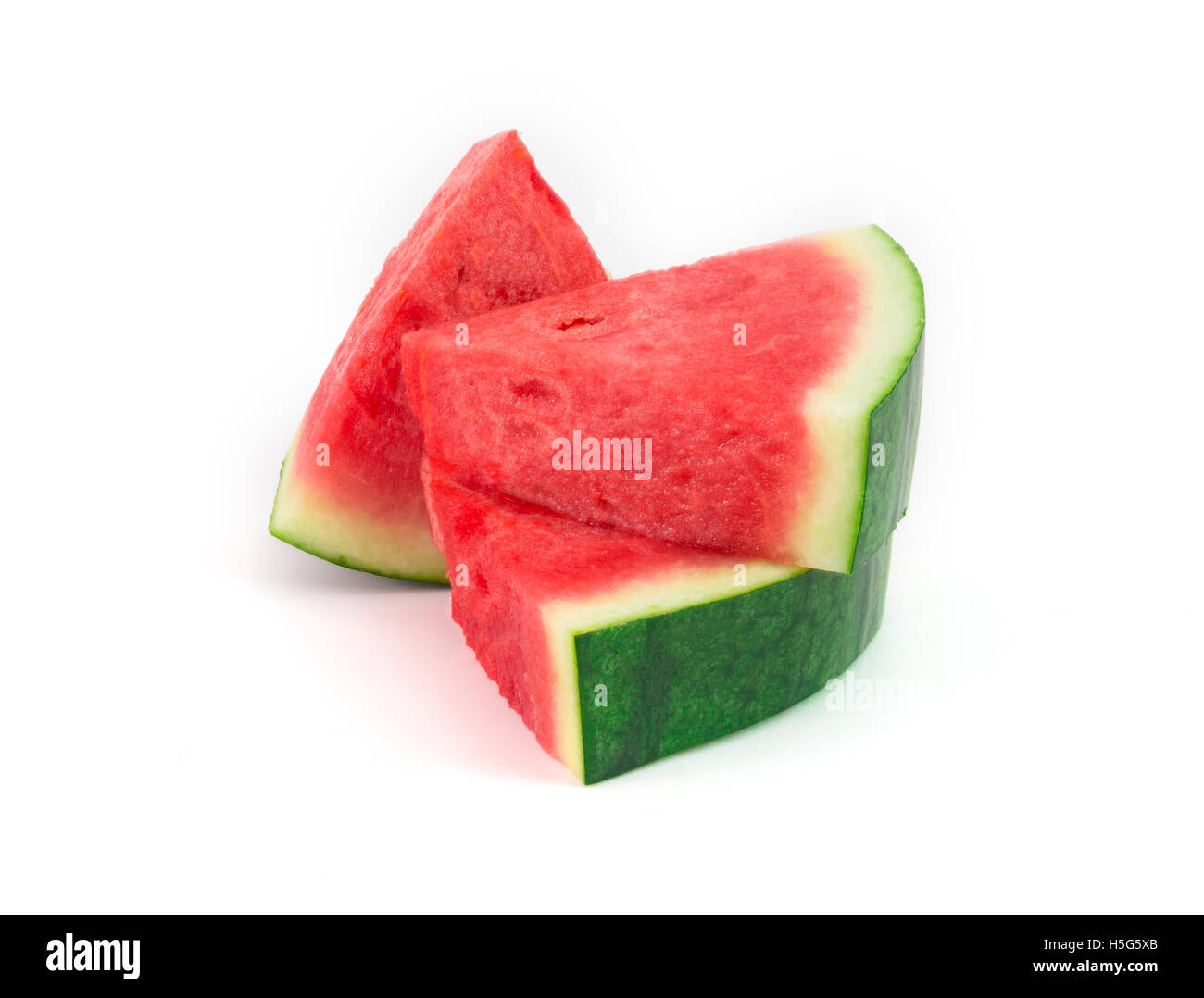 fresh seedless watermelon isolated on white Stock Photo - Alamy