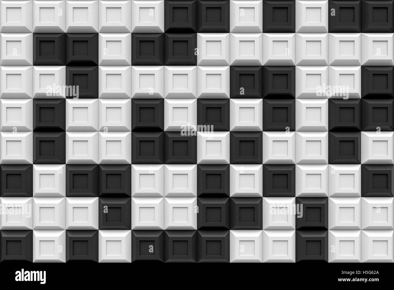 checker square box modern technology black abstract 3d background Stock ...