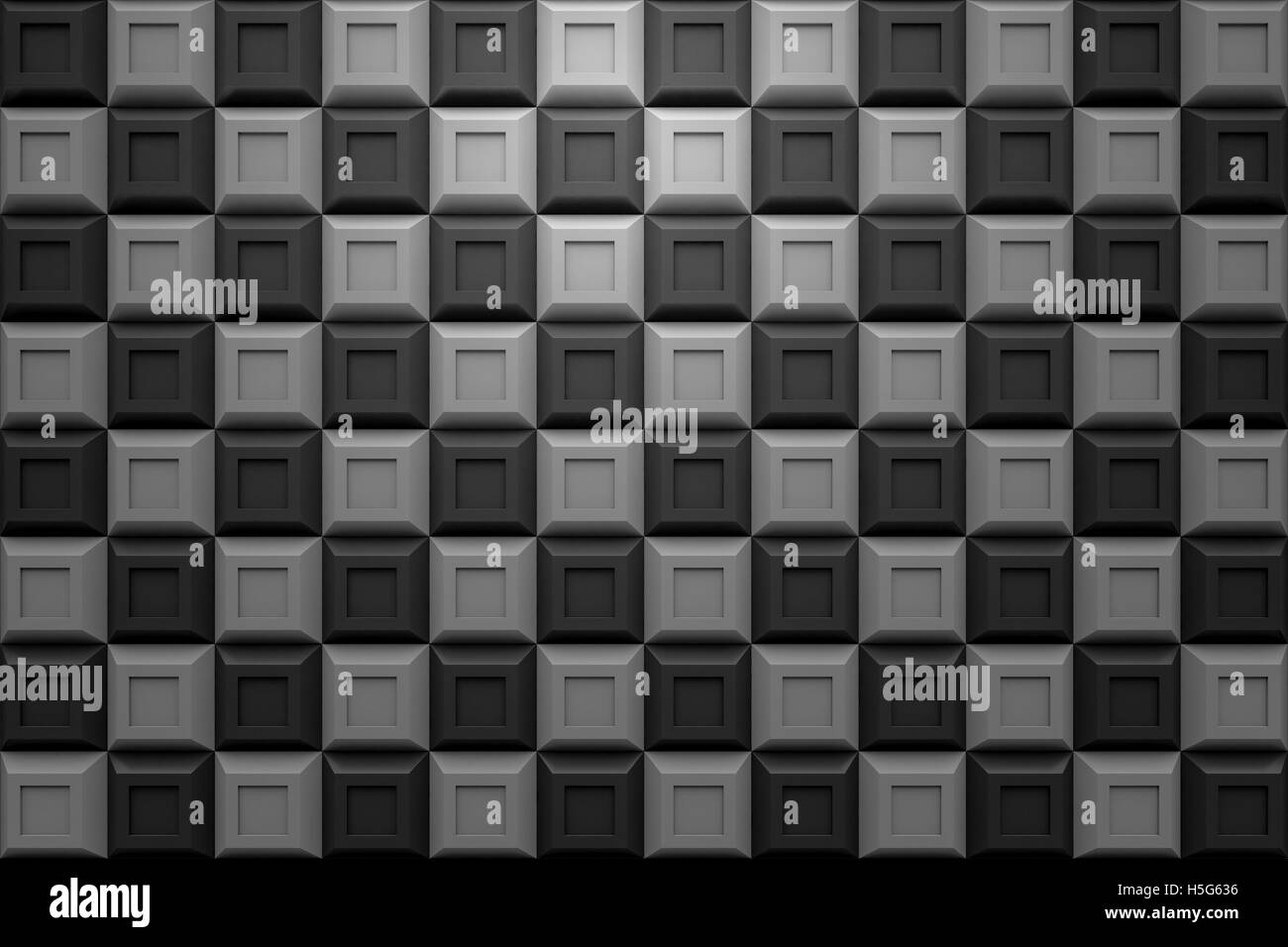 checker square box modern technology black abstract 3d background Stock ...