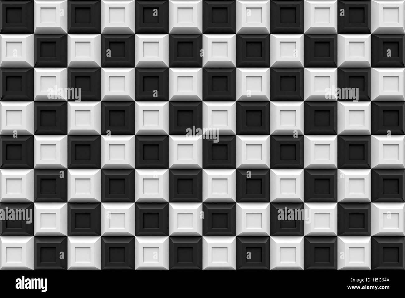 checker square box modern technology black abstract 3d background Stock ...