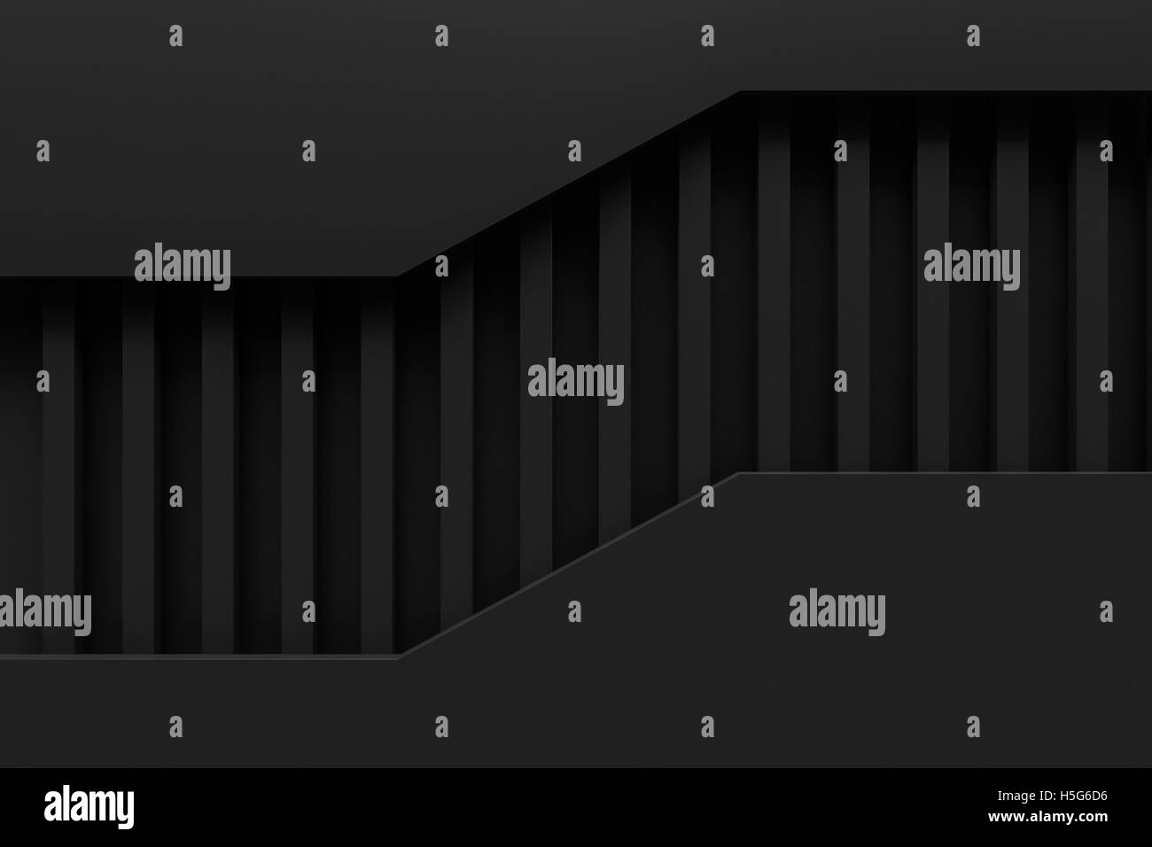 black layer layout paper material background 3d render Stock Photo - Alamy