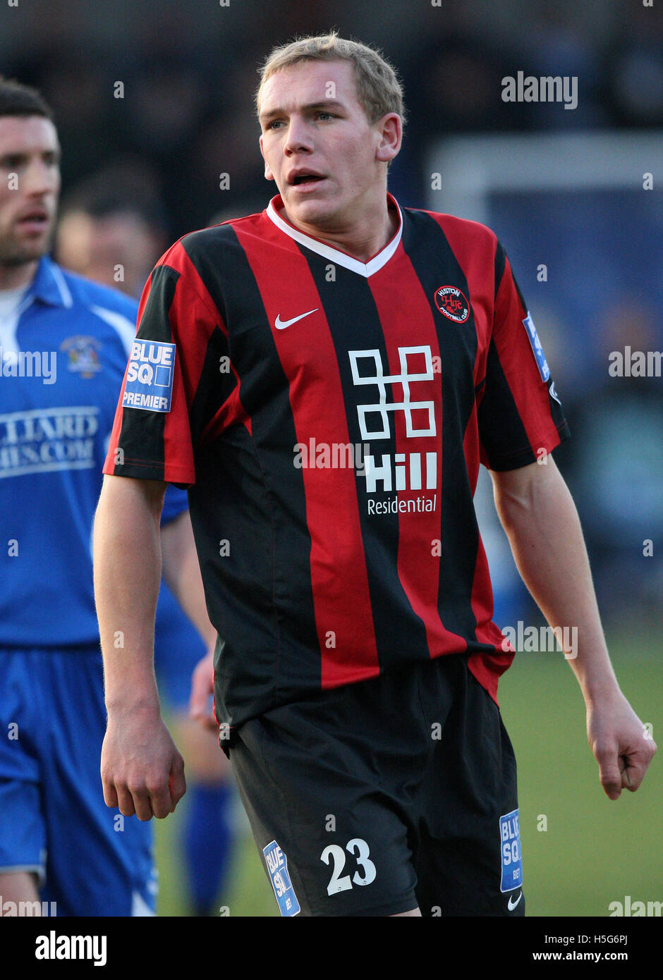Danny Wright of Histon - Grays Athletic vs Histon - Blue Square Premier ...