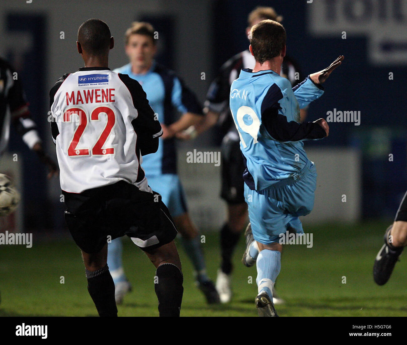 Barry Cogan of Grays scores a goal for 3-0 - Grays Athletic vs Stafford ...