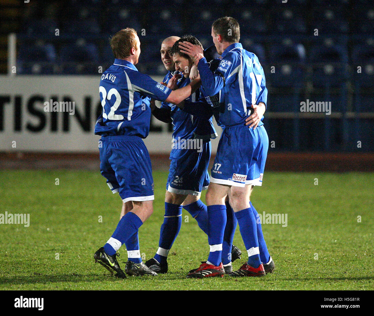 Blue square premier football hi-res stock photography and images - Alamy