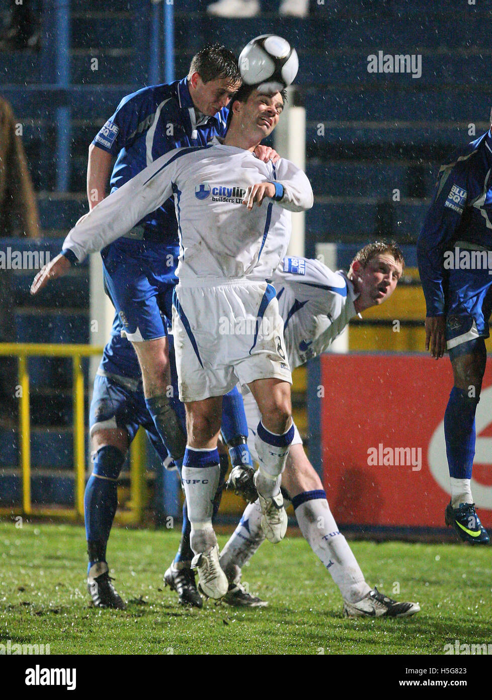 George Beavan of Grays rises above Tim Sills of Torquay - Grays ...