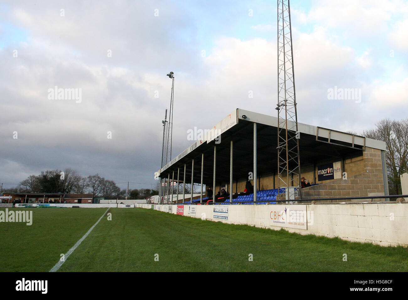 General view of Heybridge Swifts Football Club - Heybridge Swifts vs ...