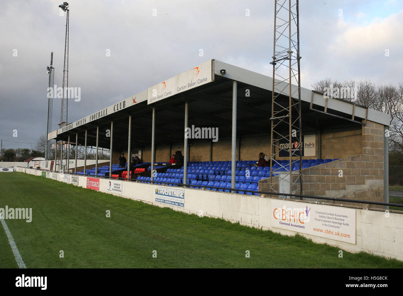 General view of Heybridge Swifts Football Club - Heybridge Swifts vs ...