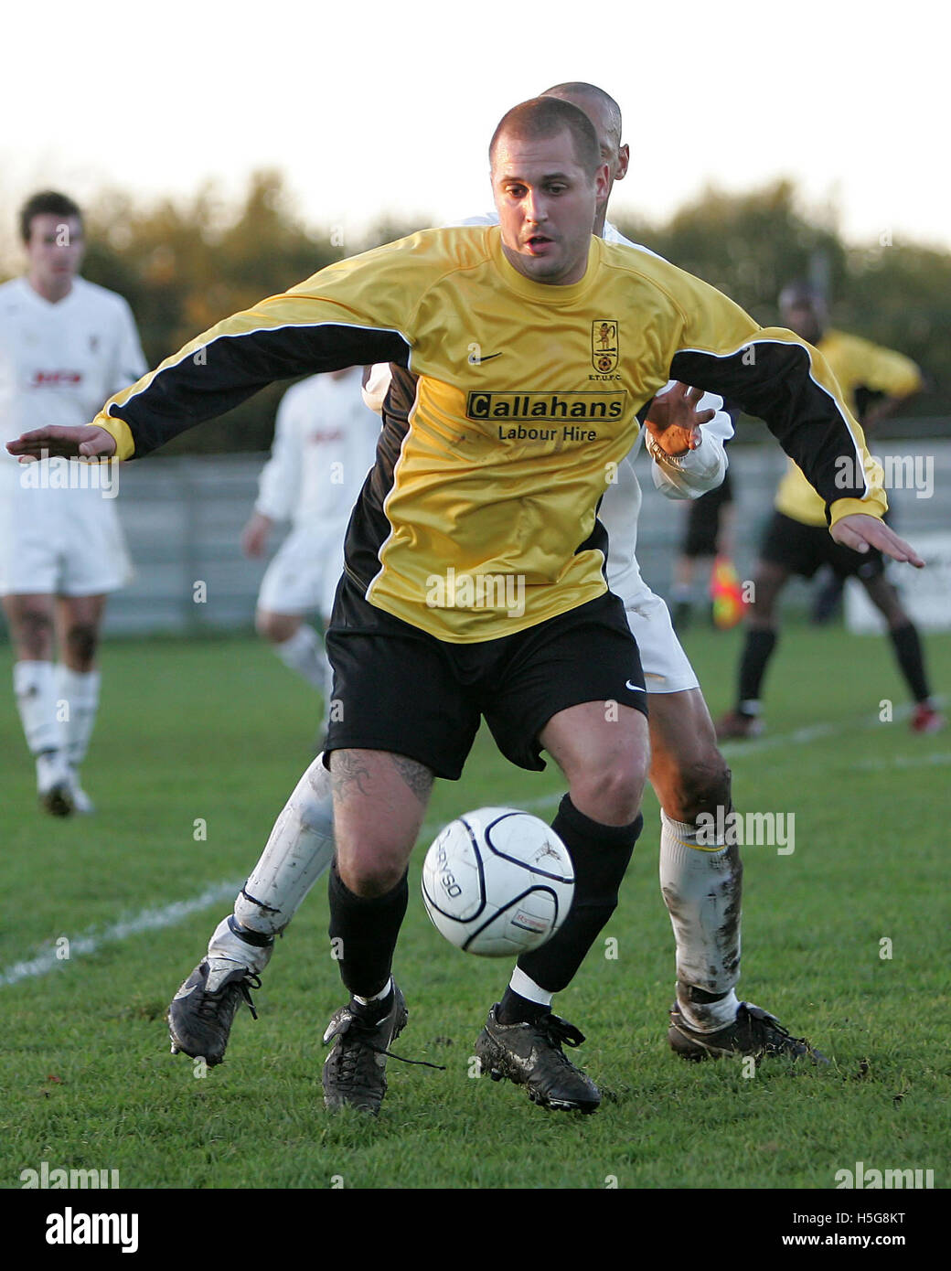 James Bunn - East Thurrock United Football Club - 18/11/06 Stock Photo ...