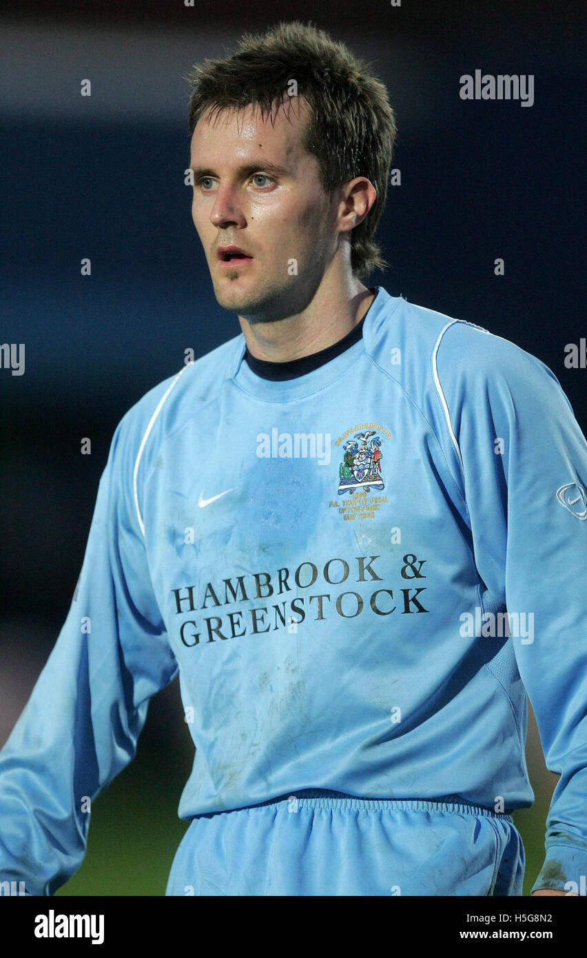 Lee Boylan - Grays Athletic Football Club - 20/01/07 Stock Photo - Alamy