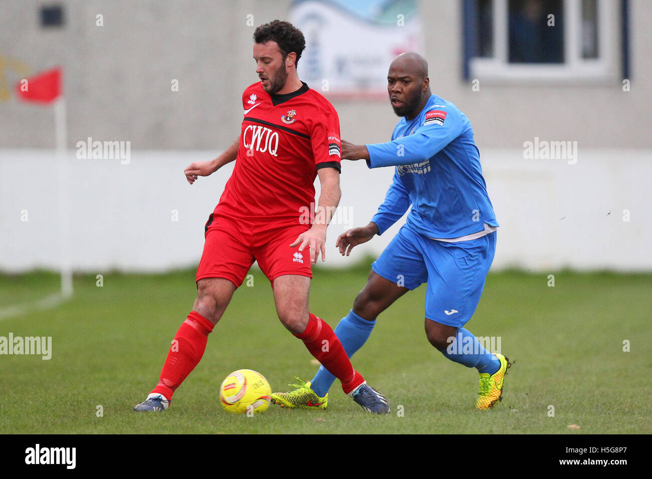 Patrick Damali in action for Redbridge - Redbridge vs AFC Sudbury ...