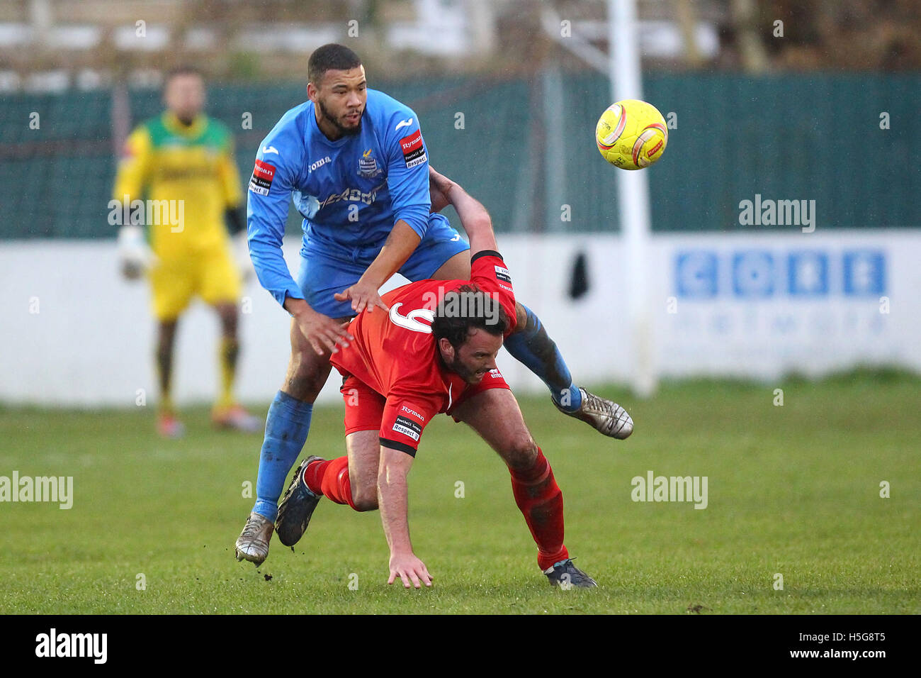 Liam Thomas in action for Redbridge - Redbridge vs AFC Sudbury - Ryman ...