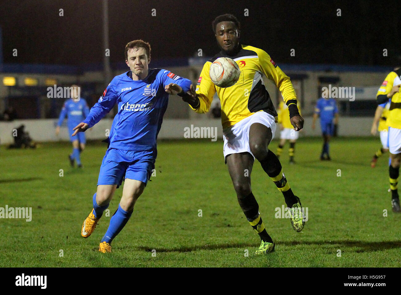 Jacob Cleaver in action for Redbridge - Redbridge vs Heybridge Swifts ...