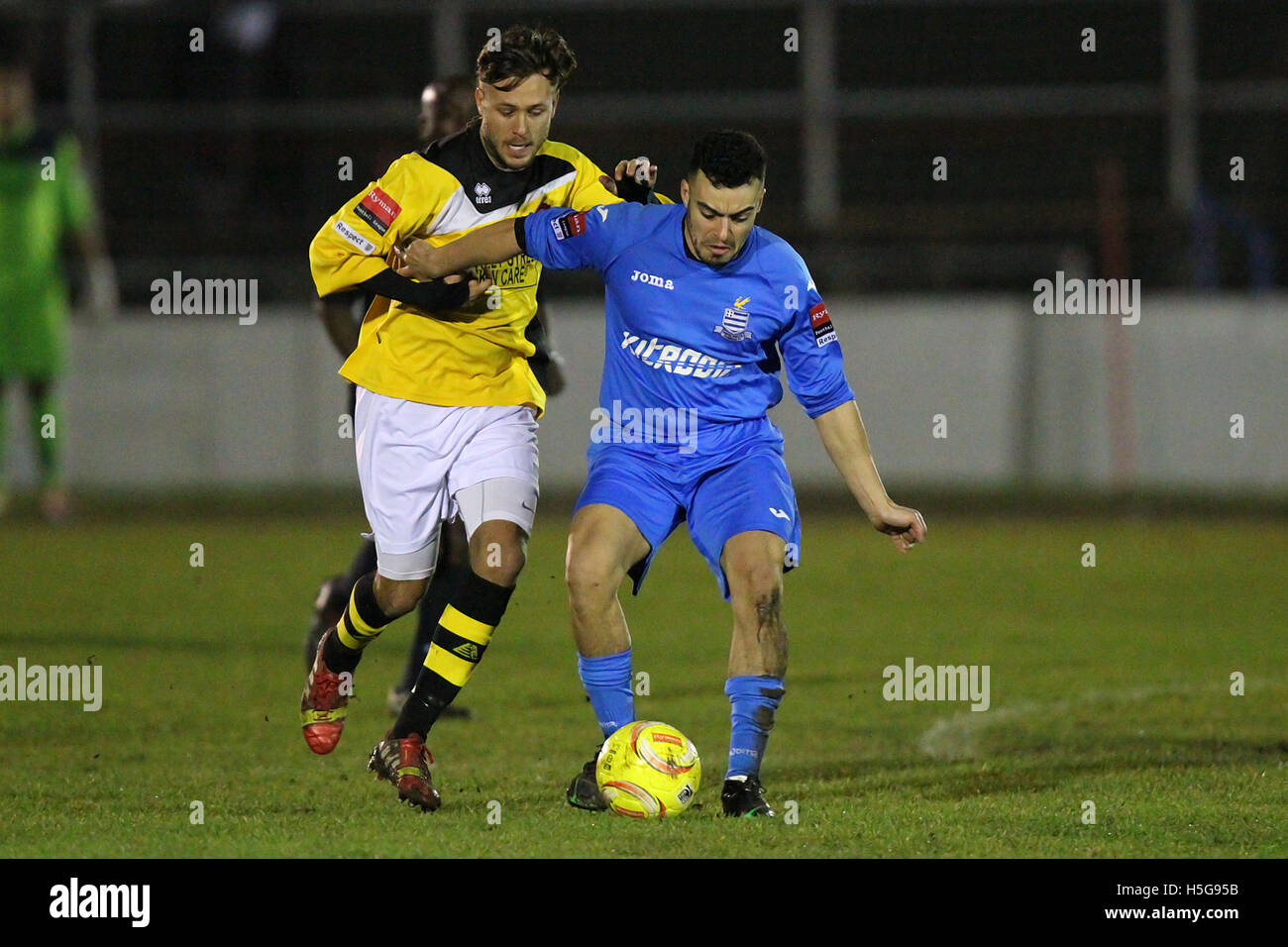 Hulusi Mustafa in action for Redbridge - Redbridge vs Heybridge Swifts ...