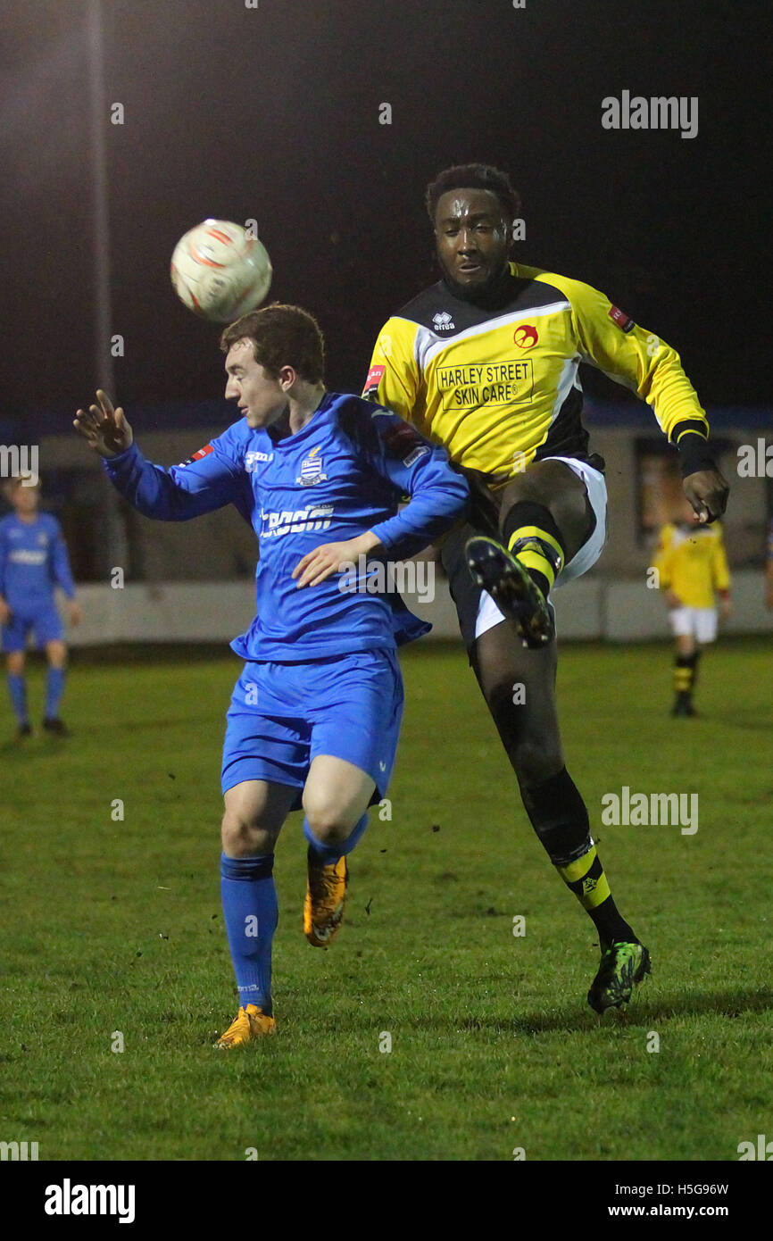 Jacob Cleaver in action for Redbridge - Redbridge vs Heybridge Swifts ...