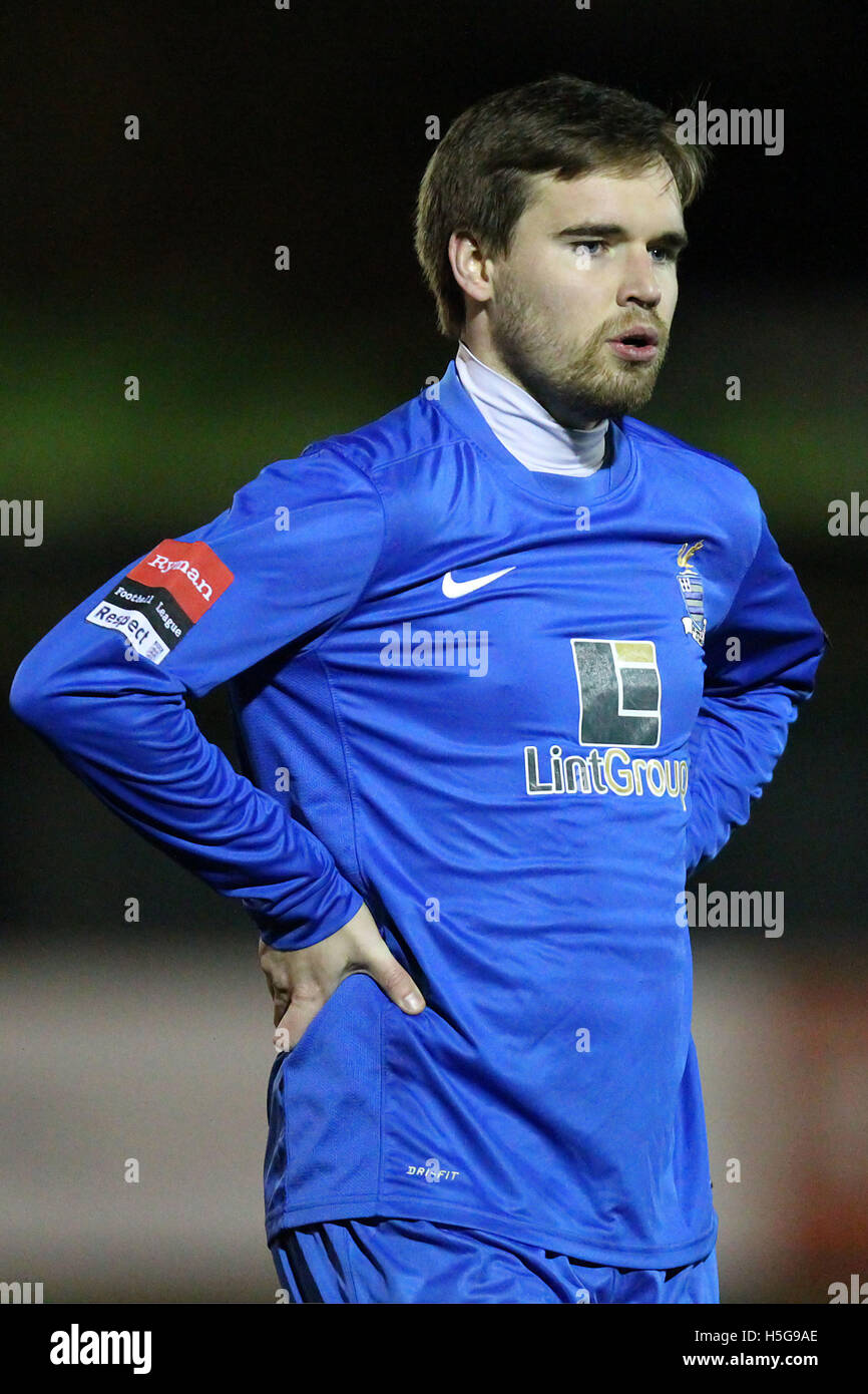 Daniel Charge of Redbridge - Redbridge vs Kingstonian - London FA ...