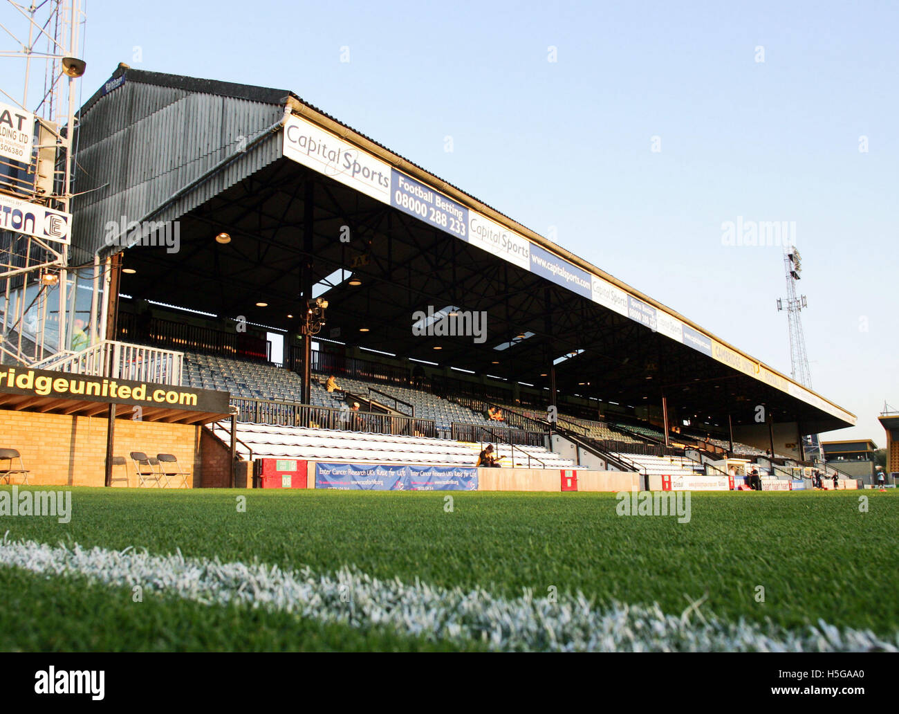The Abbey Stadium, home of Cambridge United FC - Cambridge United vs ...