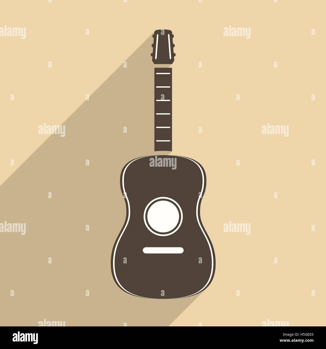 Vintage guitar icon hi-res stock photography and images - Alamy