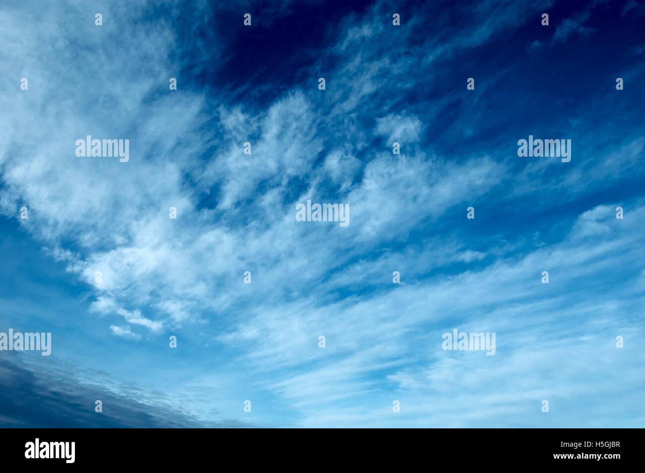 Blue sky and clouds. Background Stock Photo - Alamy