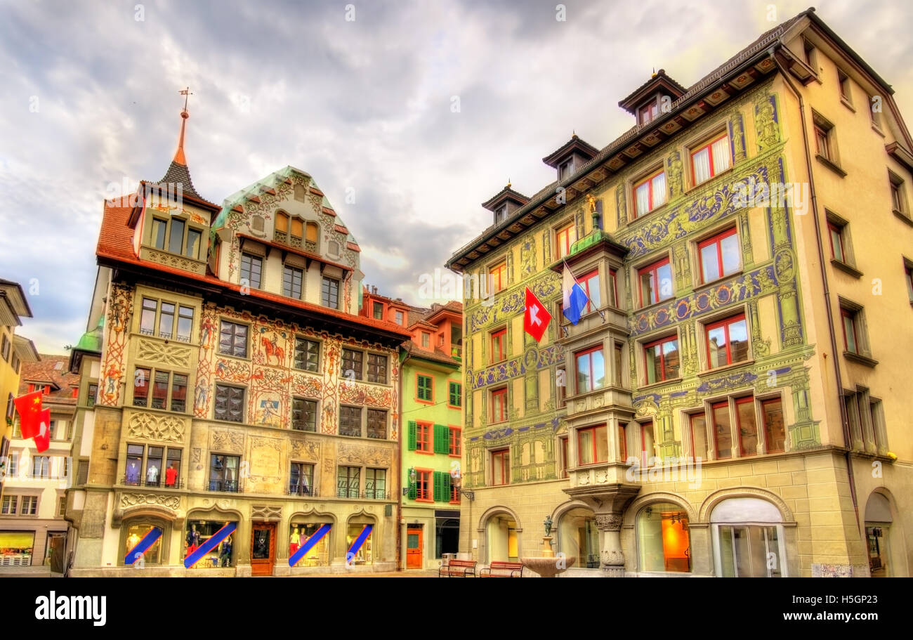 Historic swiss architecture hi-res stock photography and images - Alamy