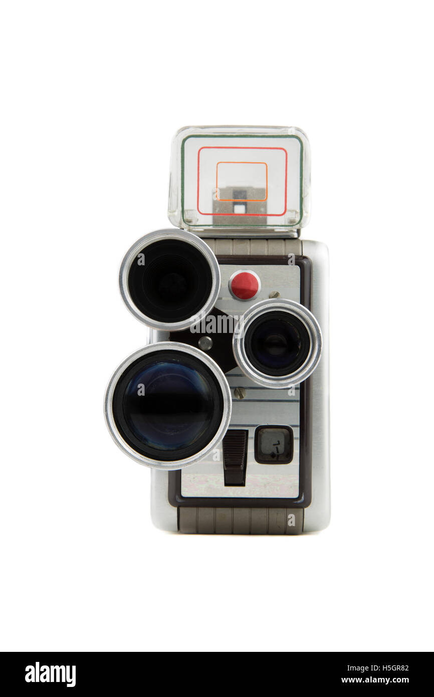 Movie camera white background Cut Out Stock Images & Pictures - Alamy