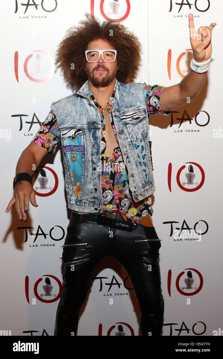 Redfoo attends the Tao Nightclub Anniversary event at the Venetian ...