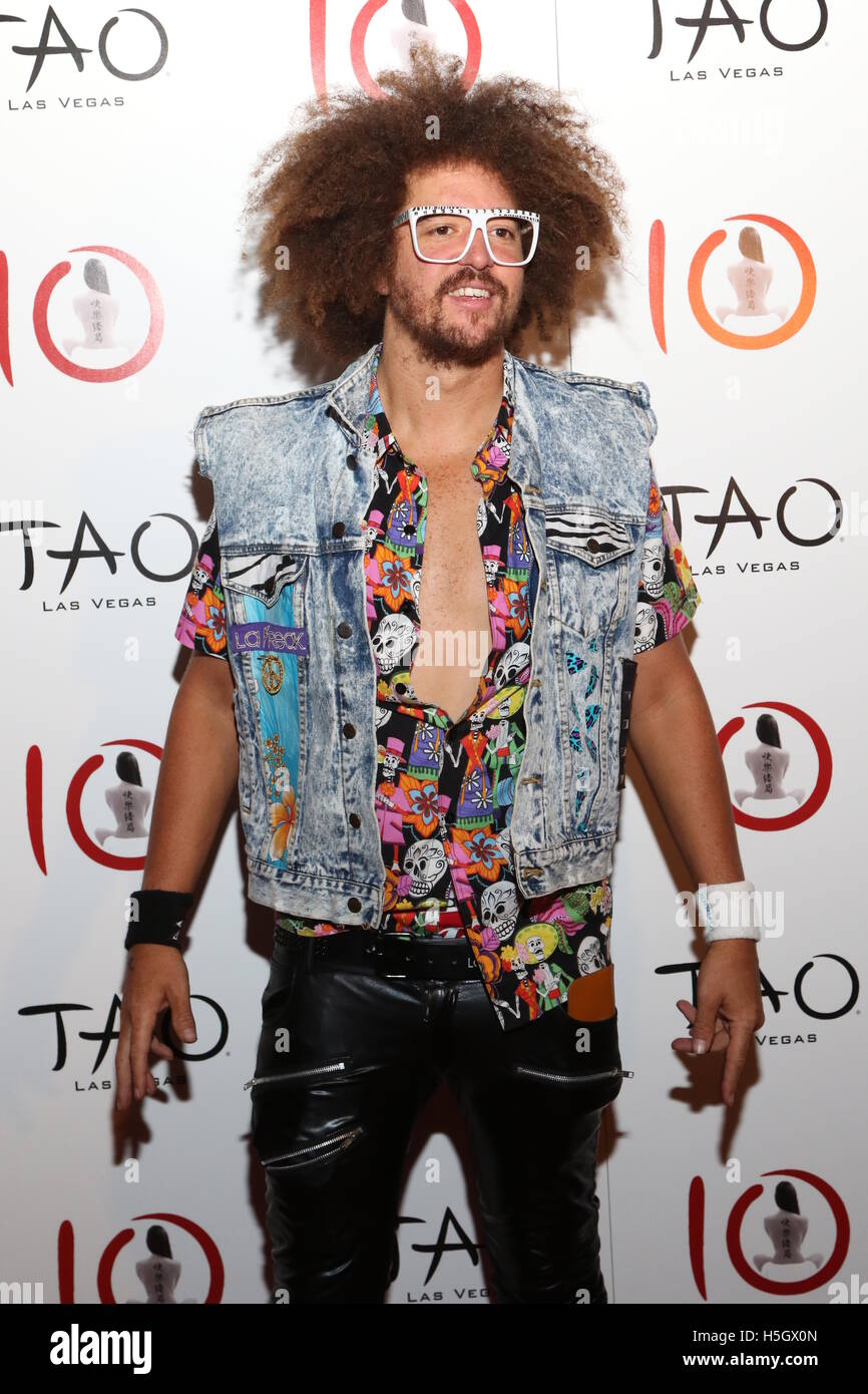 Redfoo attends the Tao Nightclub Anniversary event at the Venetian ...