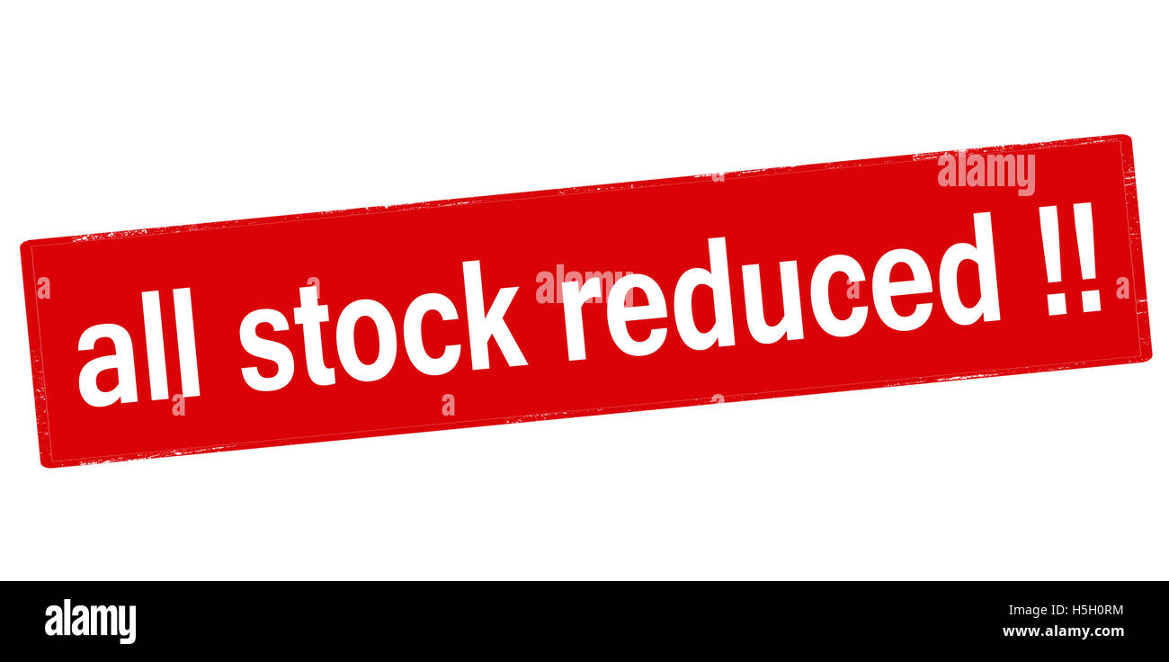 All stock reduced sign hi-res stock photography and images - Alamy