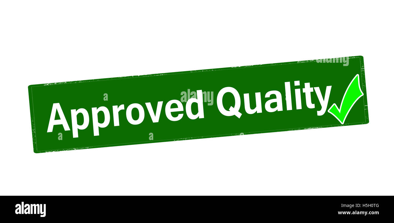 Rubber stamp with text approved quality inside, vector illustration ...