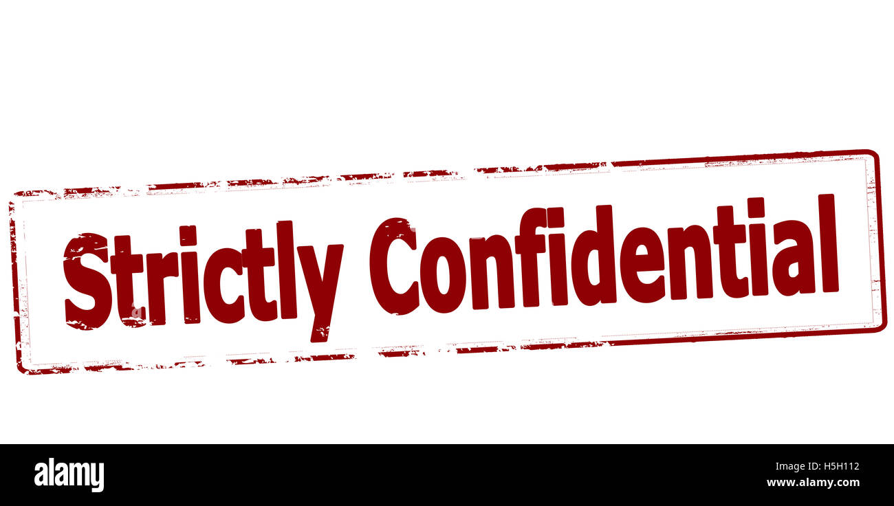 Rubber stamp with text strictly confidential inside, vector ...