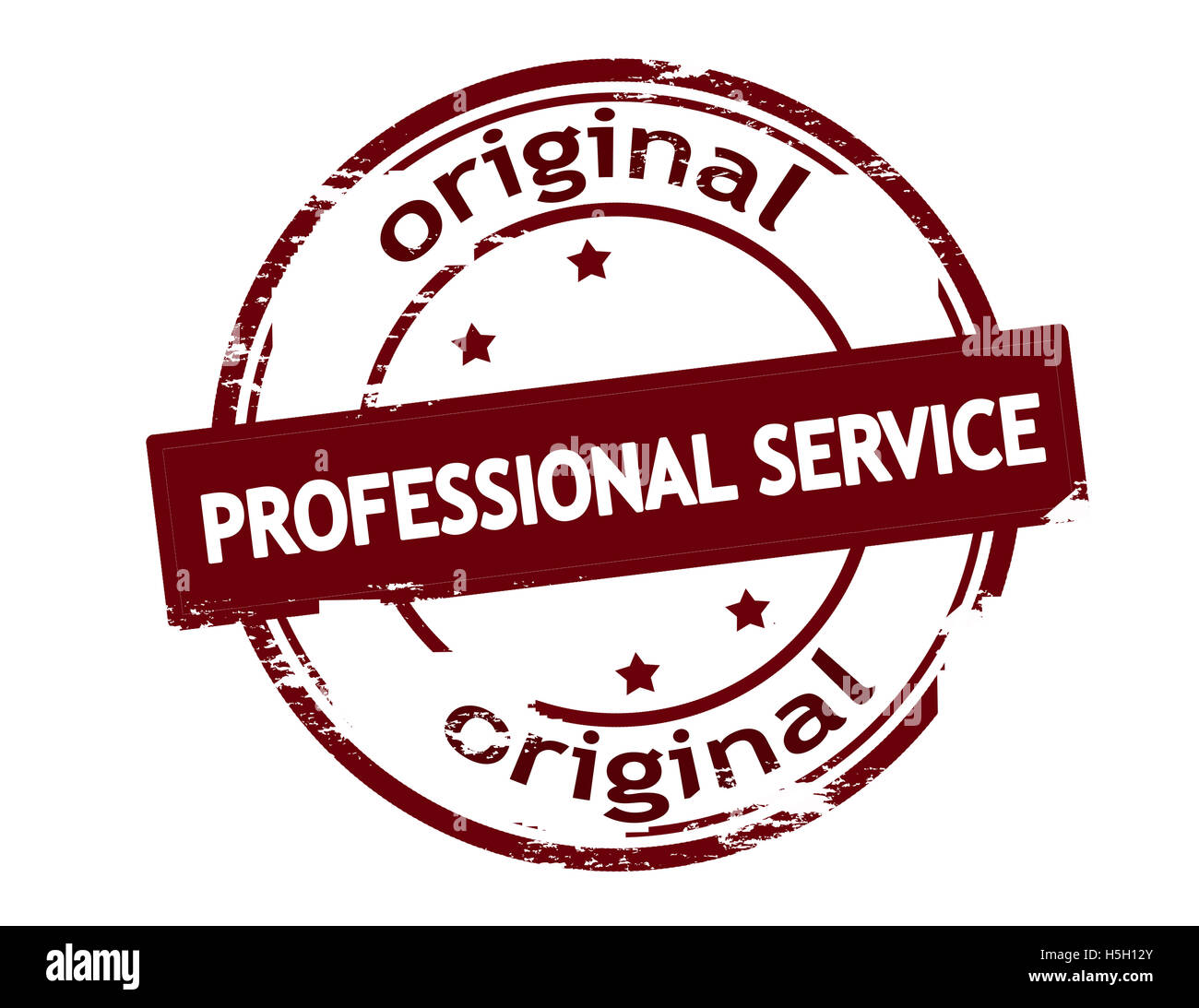 Rubber stamp with text professional service inside, vector illustration ...
