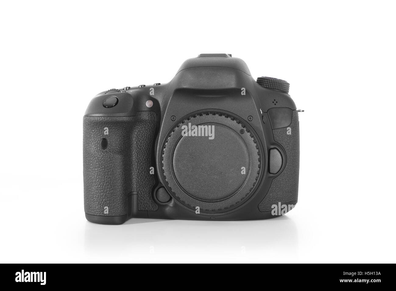 Isolated DSLR professional photo camera body Stock Photo - Alamy