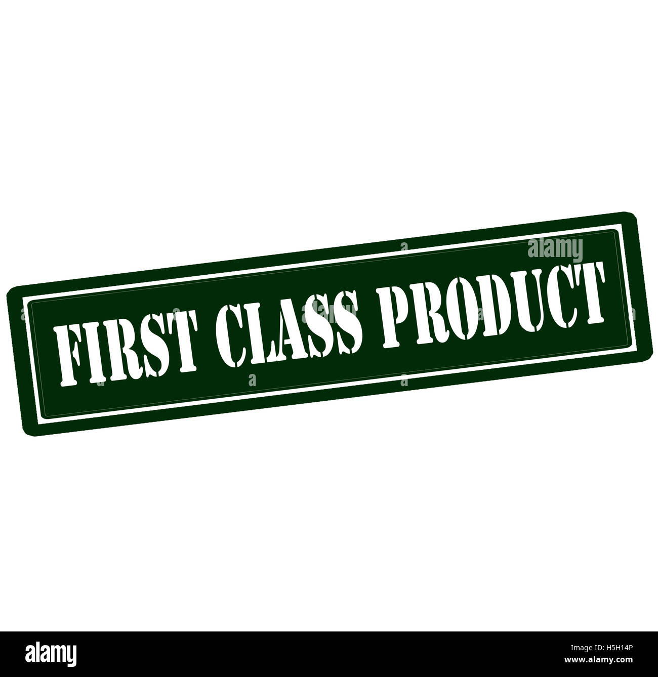 Rubber stamp with text first class product inside, vector illustration ...