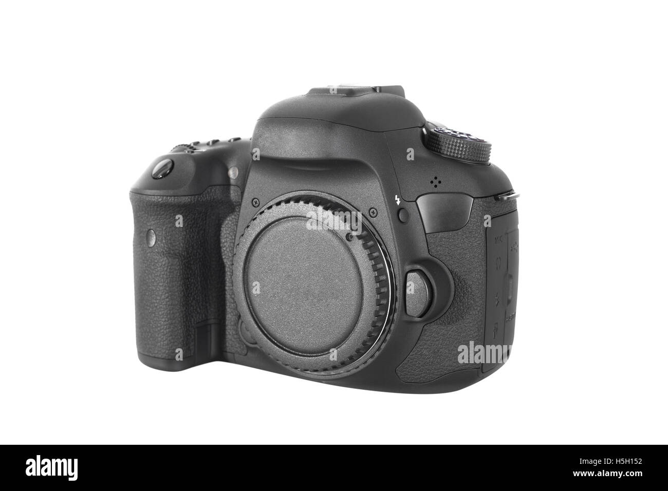 Isolated DSLR professional photo camera body Stock Photo - Alamy