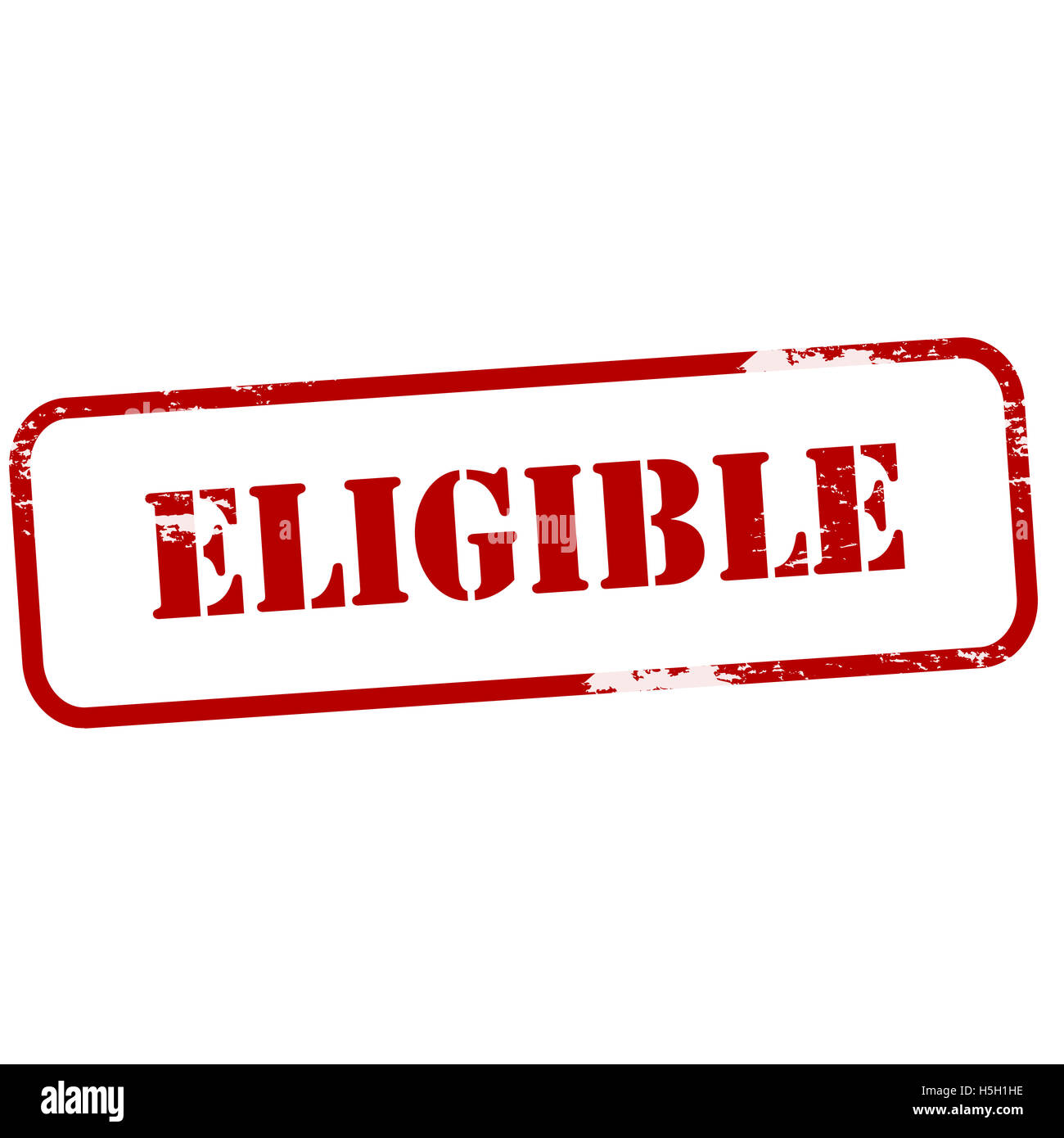 Rubber stamp with word eligible inside, vector illustration Stock Photo ...