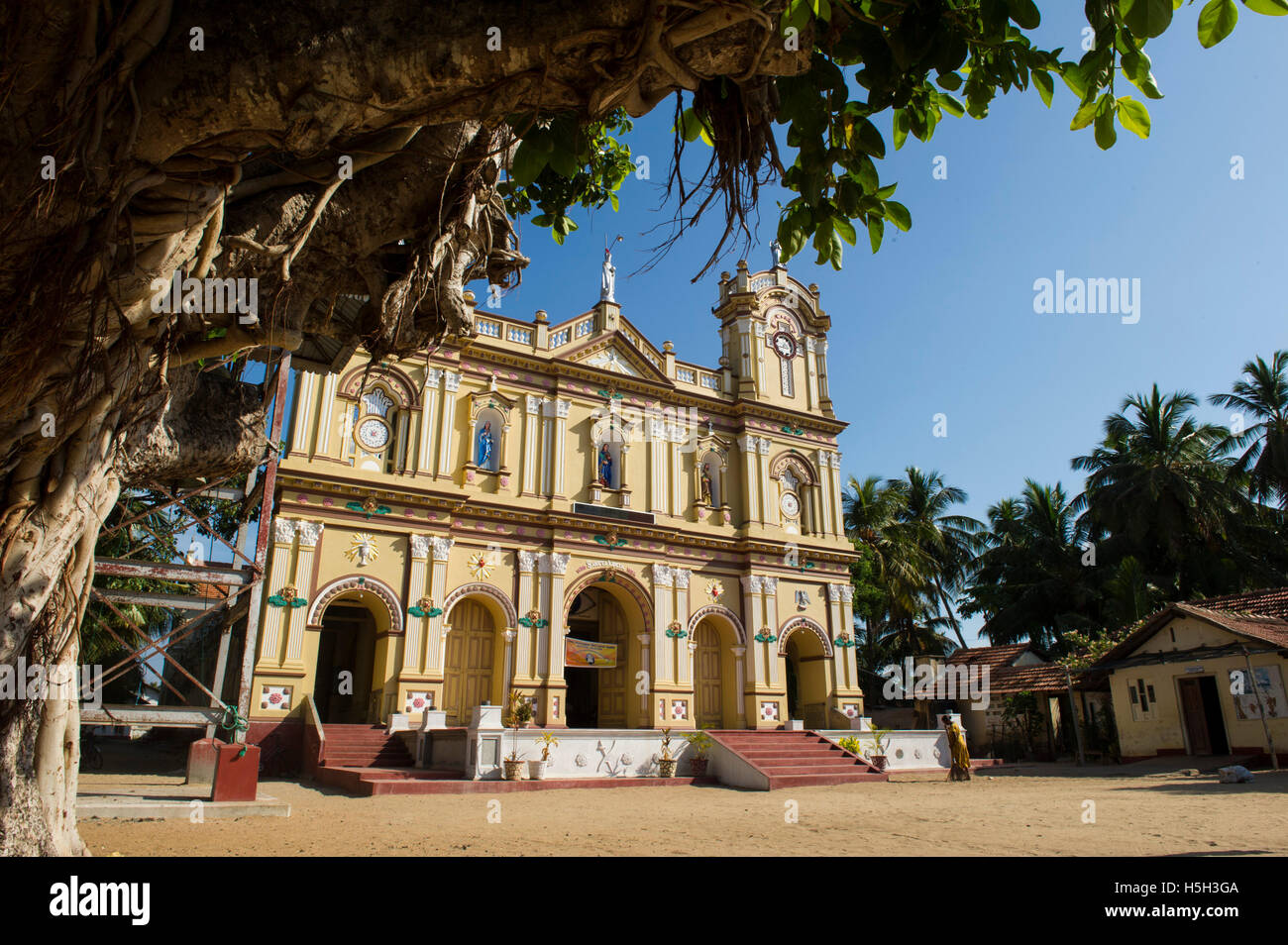 St. Lucia’s Church, Pallimunai, Mannar Island, Sri Lanka Stock Photo ...
