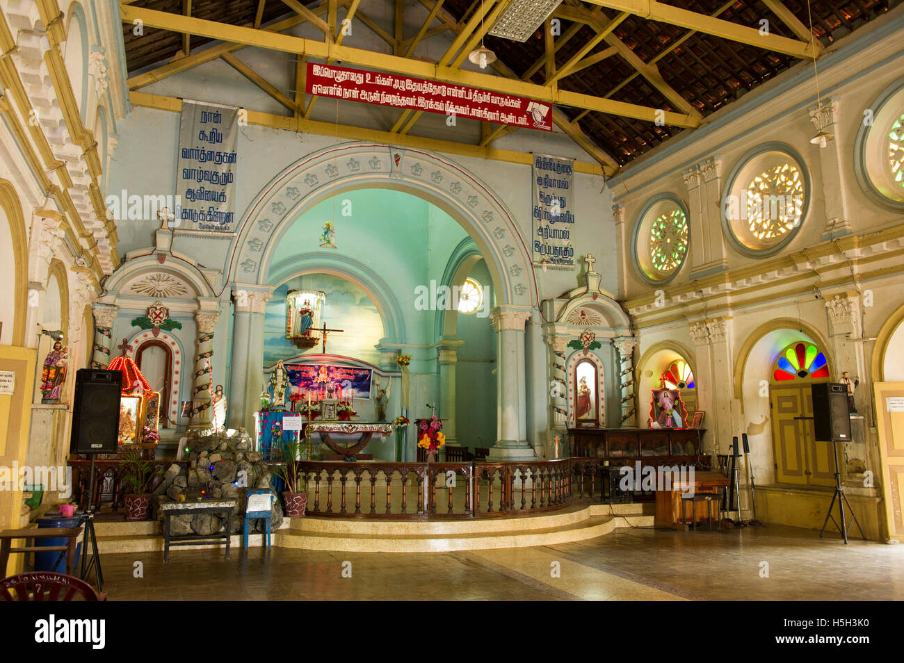 St. Lucia’s Church, Pallimunai, Mannar Island, Sri Lanka Stock Photo ...
