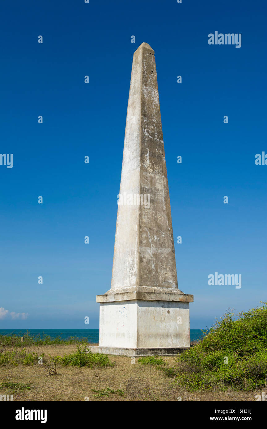 Doric Tower, Arippu, Mannar Island, Sri Lanka Stock Photo - Alamy