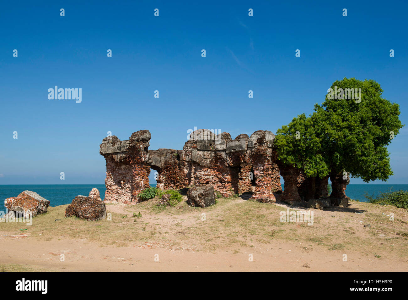 Doric House, Arippu, Mannar Island, Sri Lanka Stock Photo - Alamy