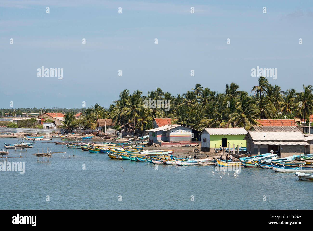 Fishing boats, Mannar, Mannar Island, Sri Lanka Stock Photo - Alamy
