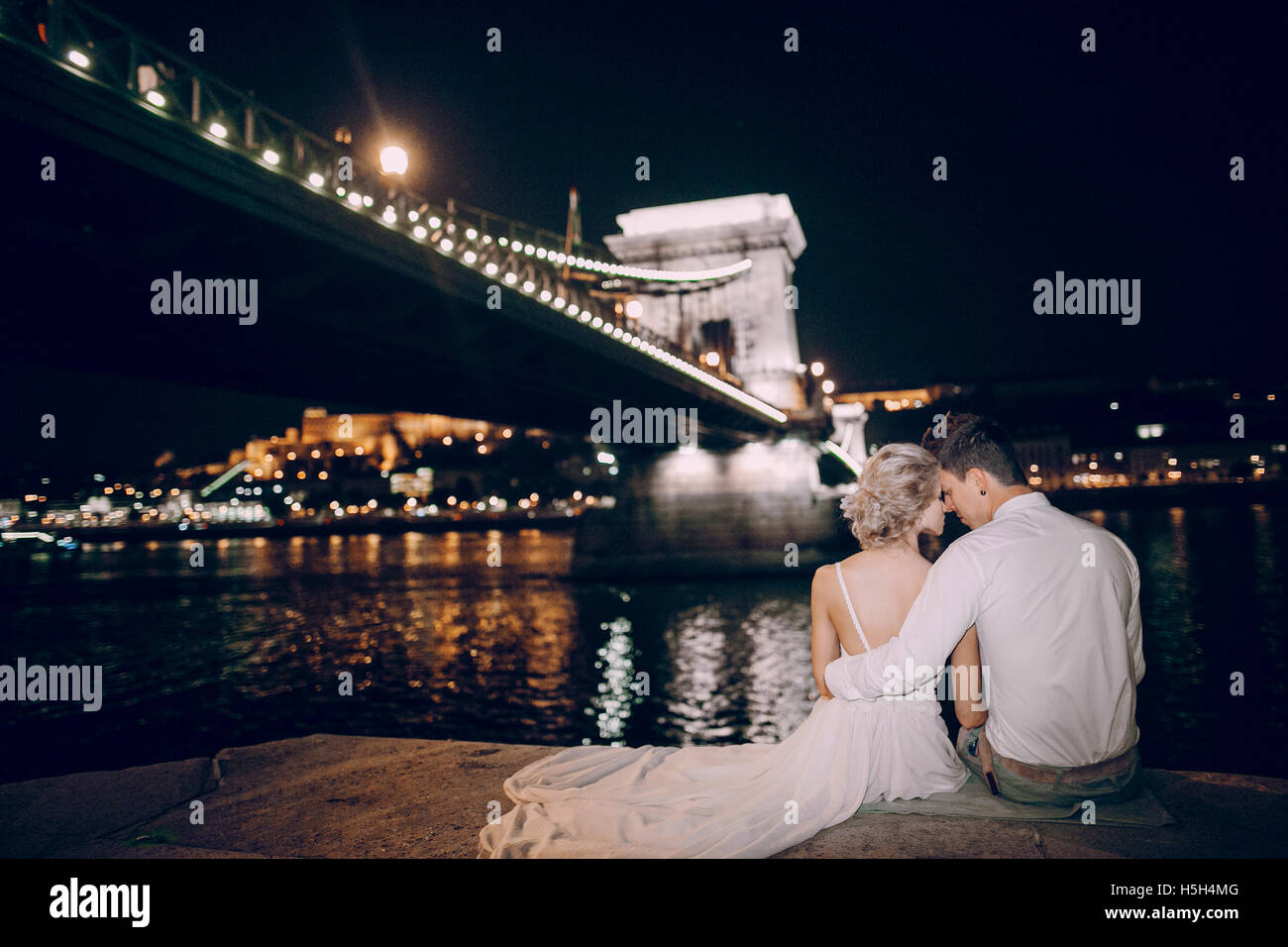 wedding day in Budapest Stock Photo - Alamy