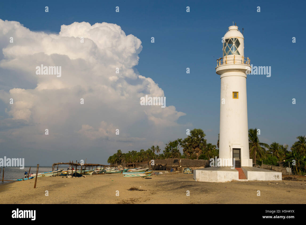Lighthouse, Talaimannar, Mannar Island, Sri Lanka Stock Photo - Alamy