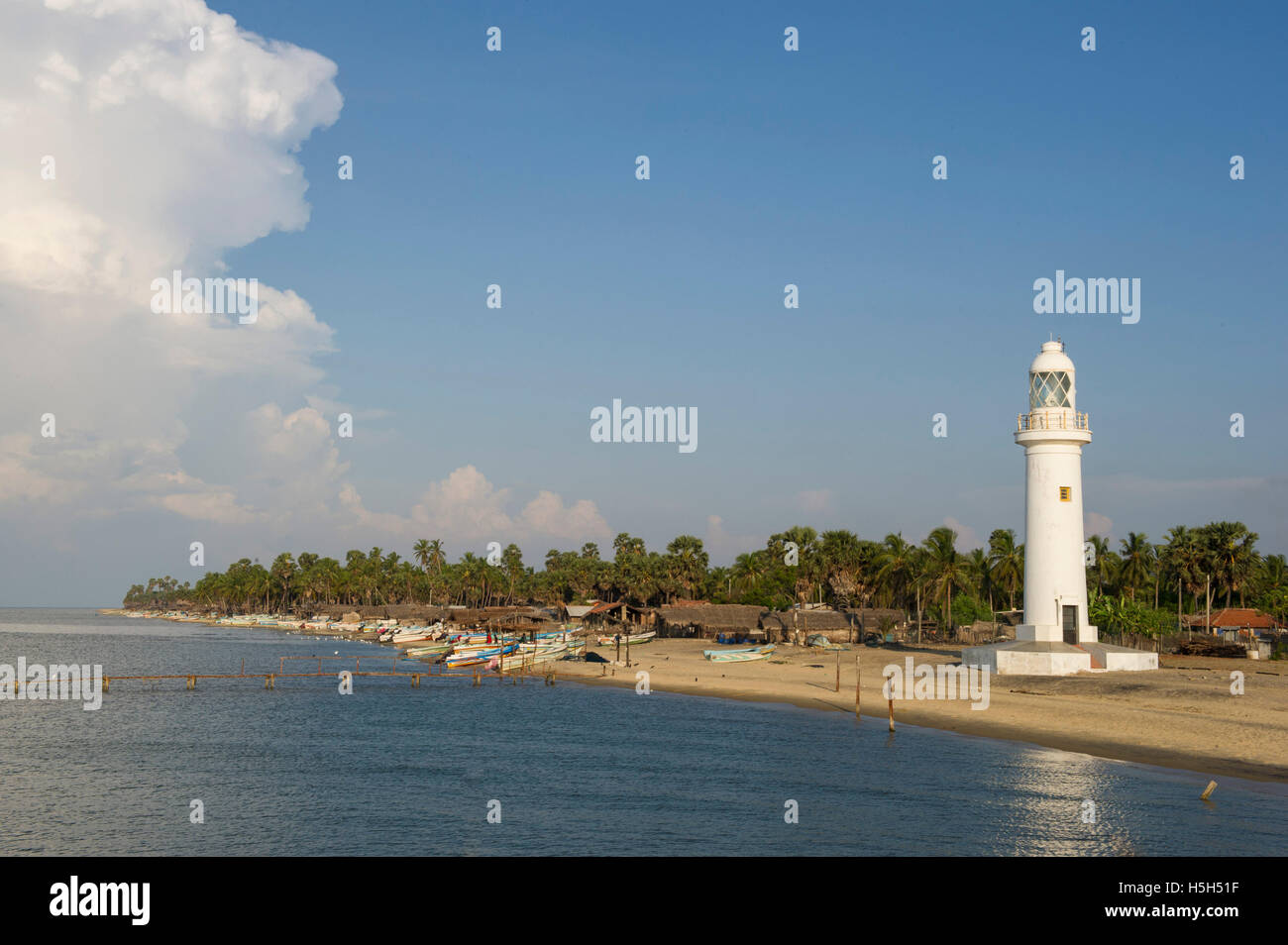 Lighthouse, Talaimannar, Mannar Island, Sri Lanka Stock Photo - Alamy