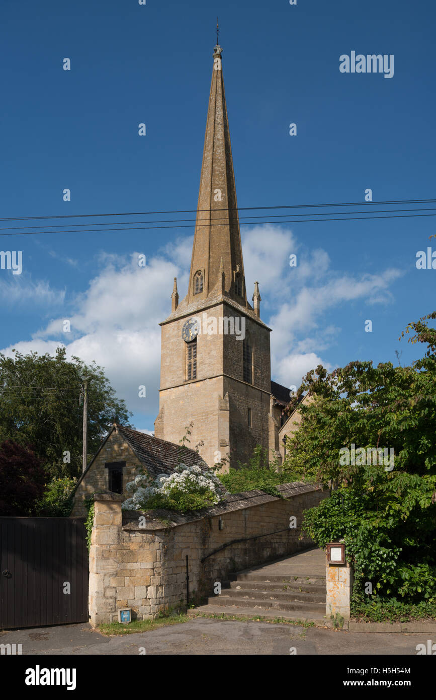 St. Lawrence's Church, Mickleton, Gloucestershire, England, UK Stock ...