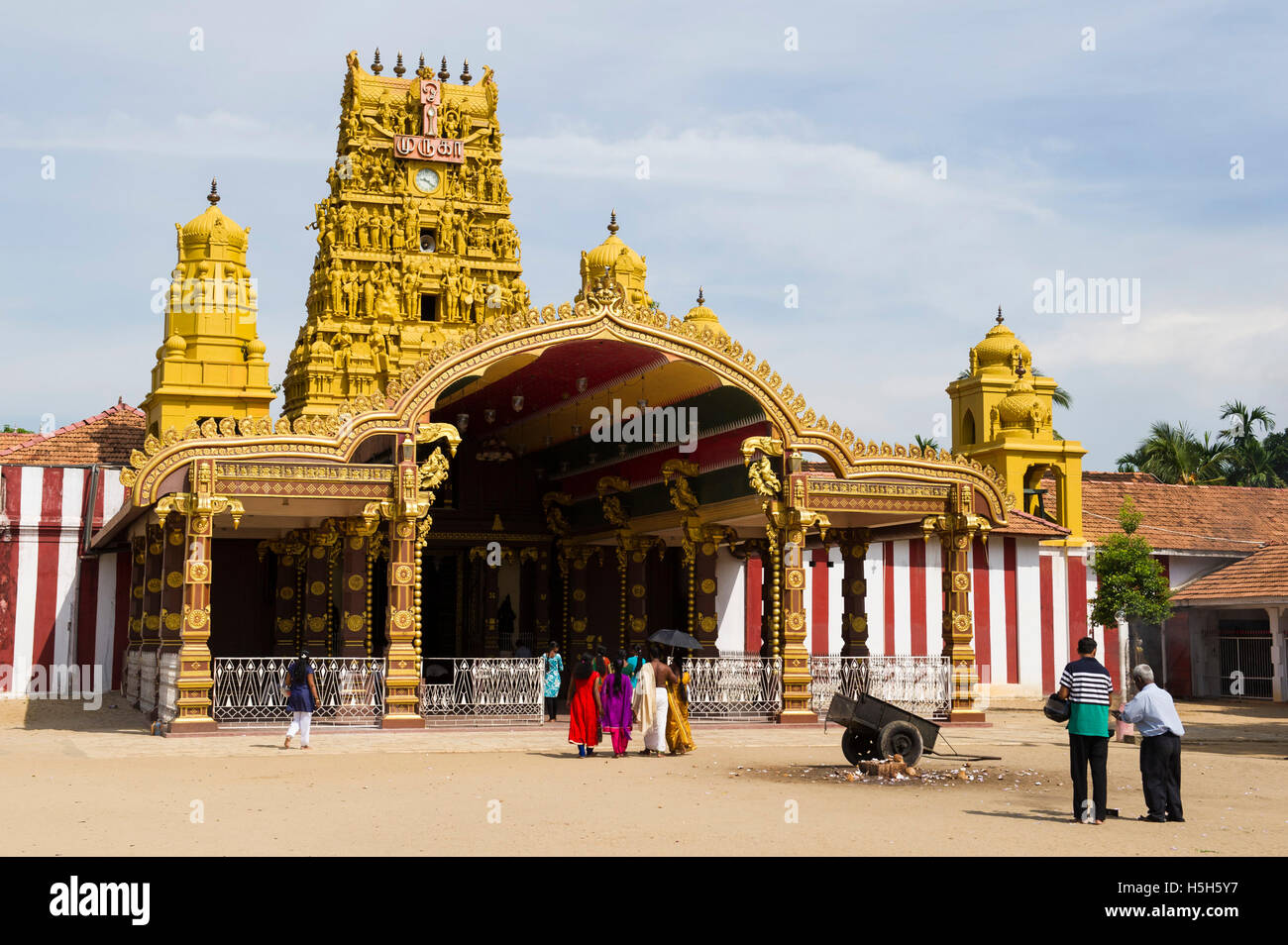 Nallur Kandaswamy temple, built in 1749, Jaffna, Sri Lanka Stock Photo ...